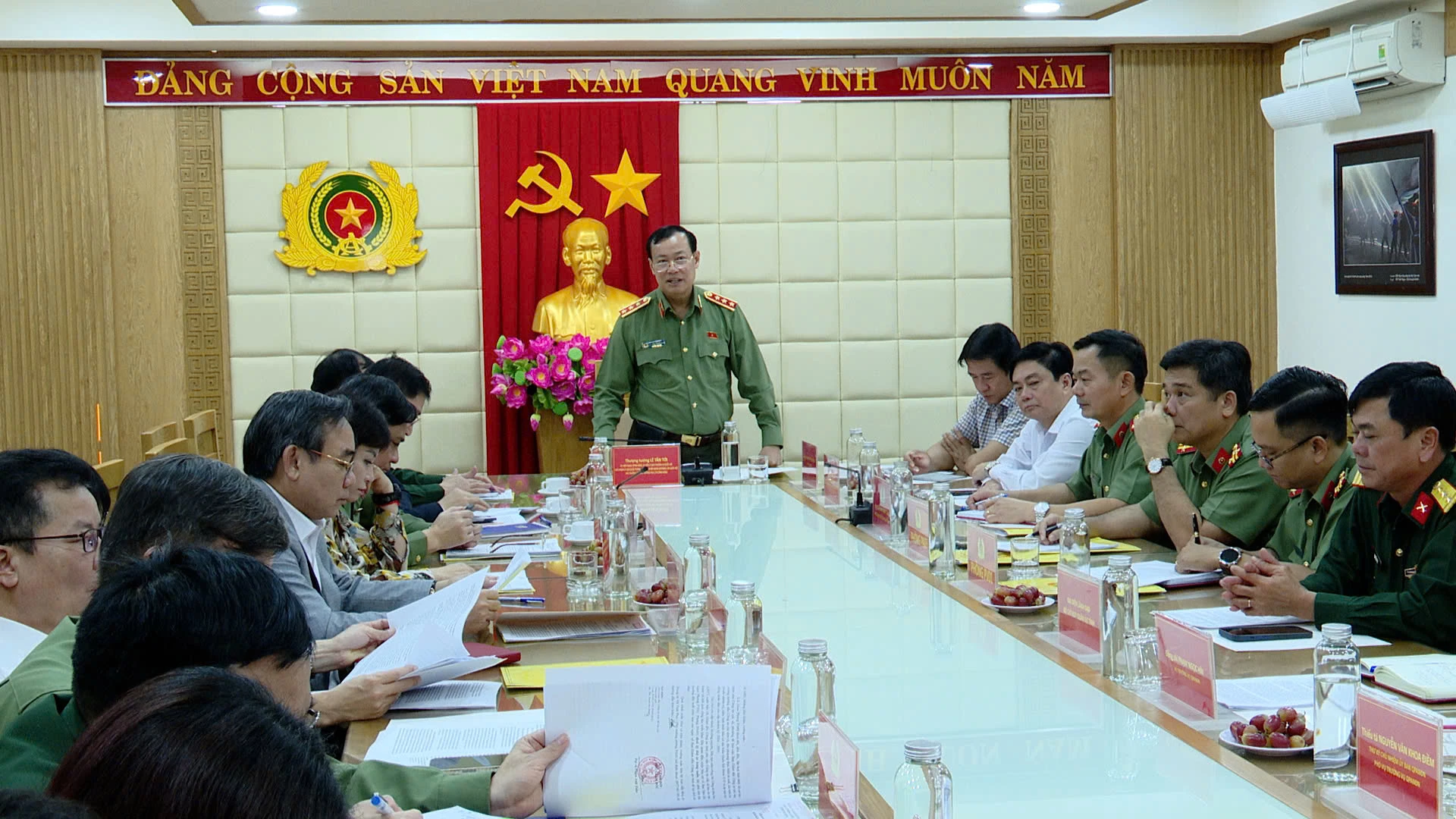[Video] Thượng tướng Lê Tấn Tới kiểm tra công tác đảm bảo ANTT, ATXH ...