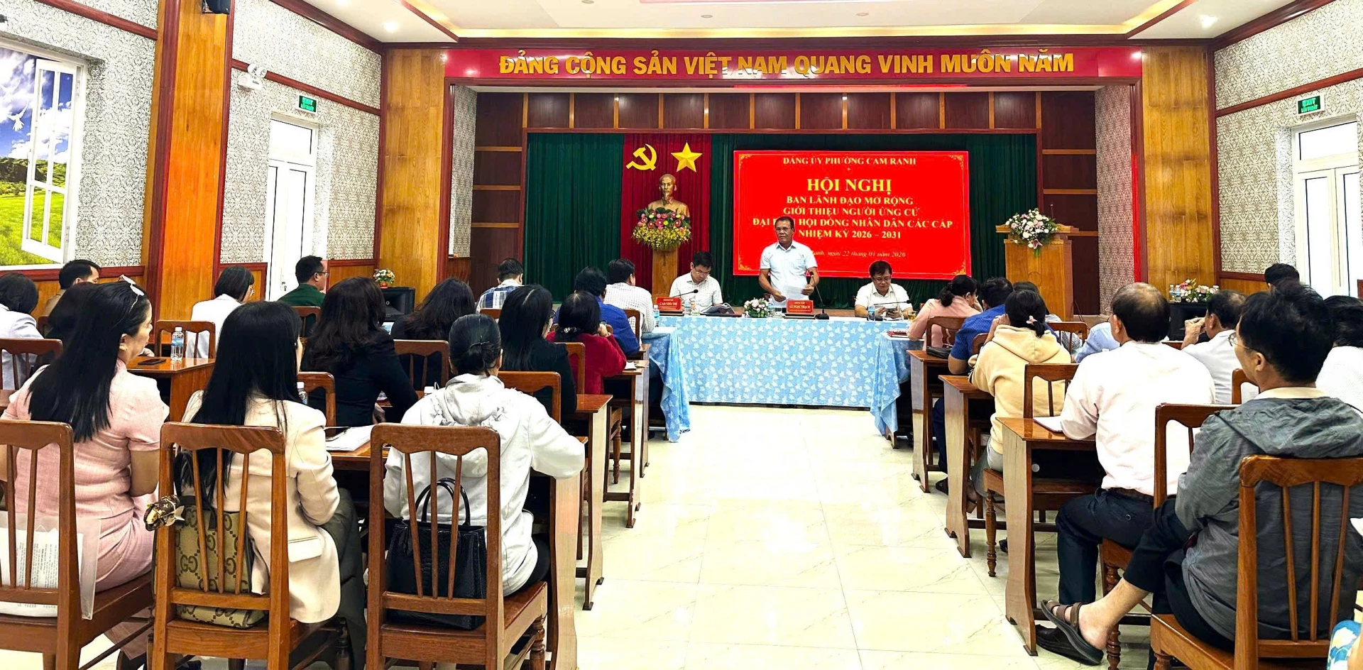 Phường Cam Ranh tổ chức hội nghị giới thiệu người ứng cử đại biểu HĐND ...