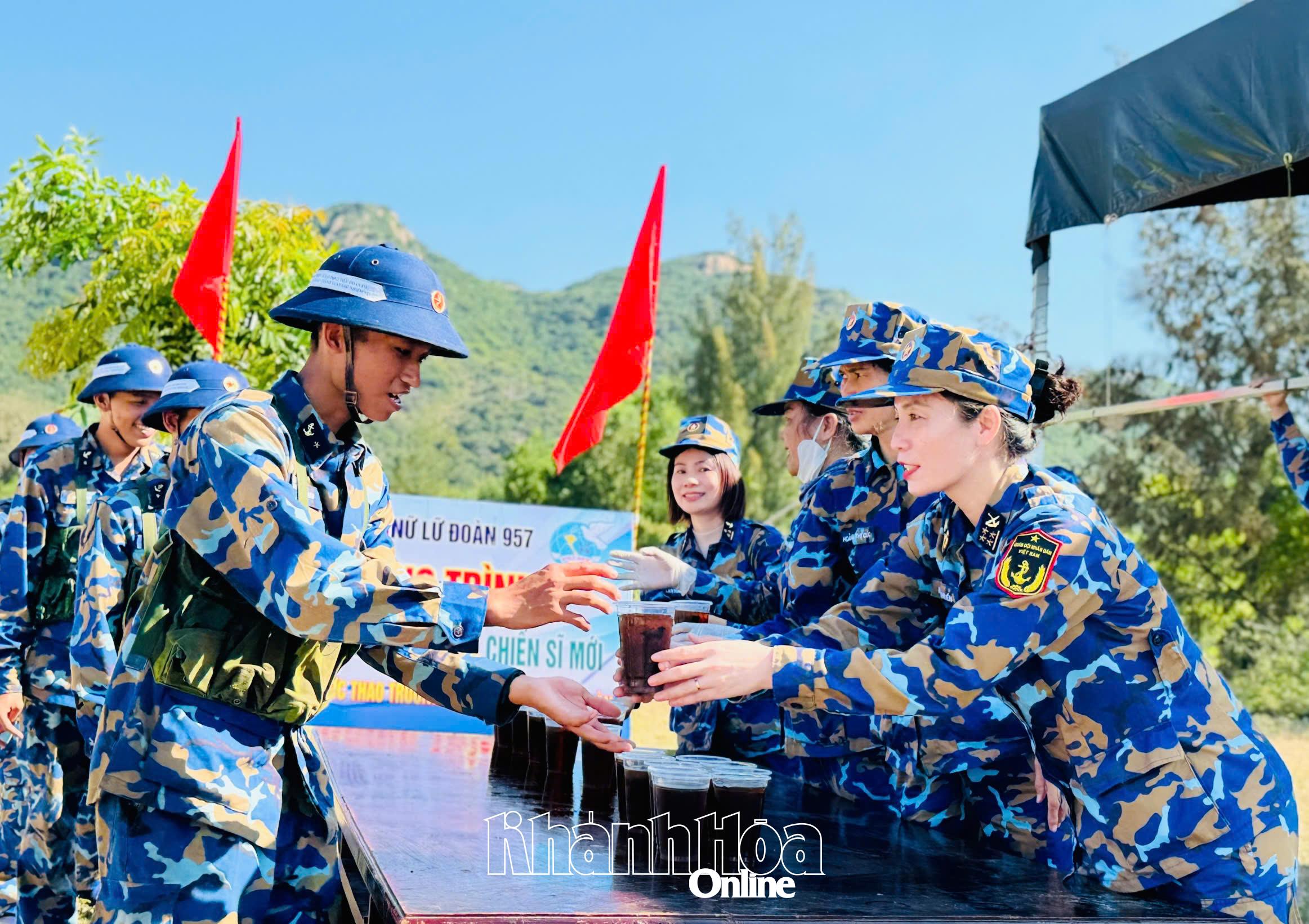 Lữ đoàn 957, Vùng 4 Hải quân: Triển khai mô hình “Bát nước thao trường” phục vụ chiến sĩ mới ...