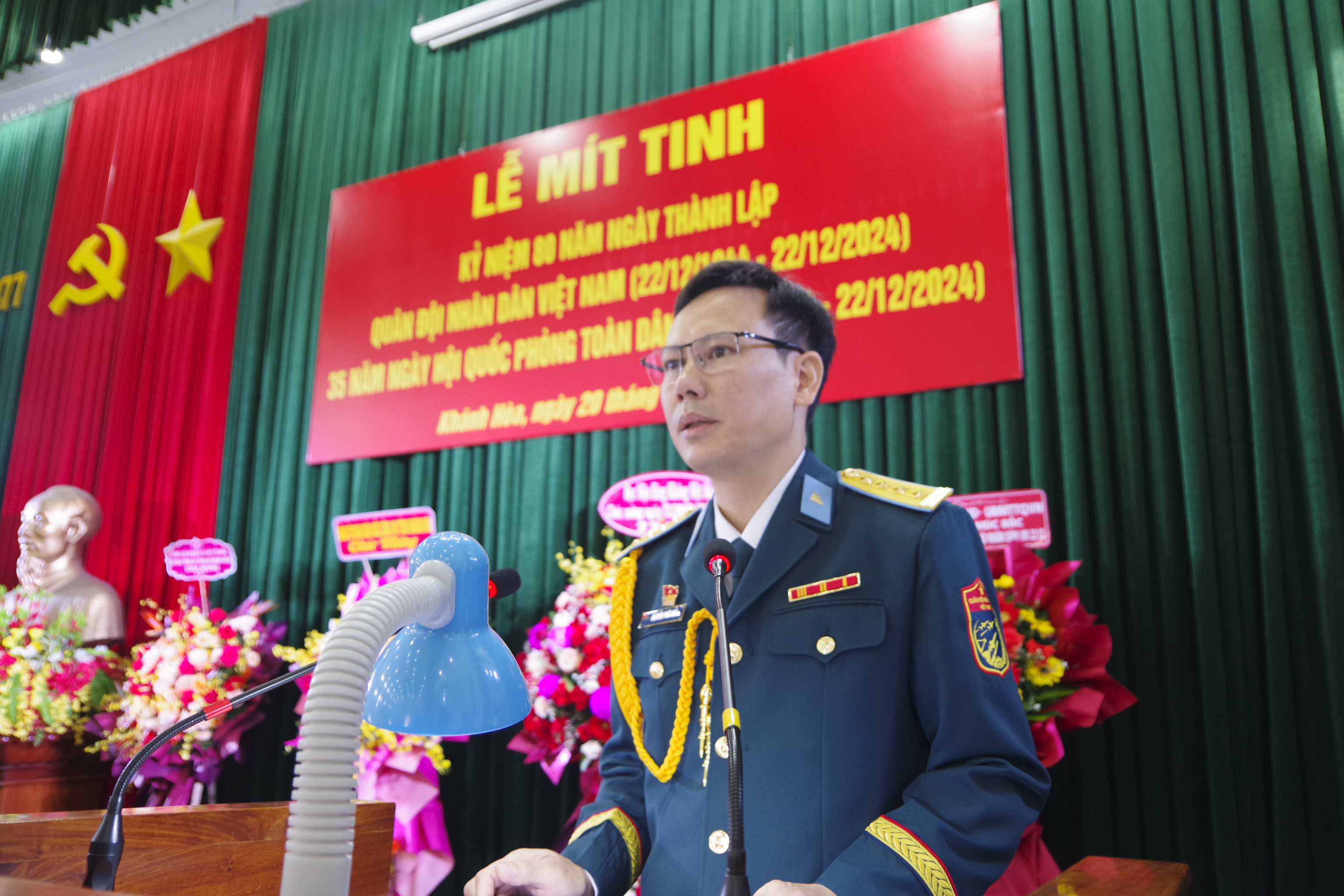 Sư đoàn Phòng không 377 mít tinh kỷ niệm 80 năm Ngày thành lập Quân đội nhân dân Việt Nam - Báo ...