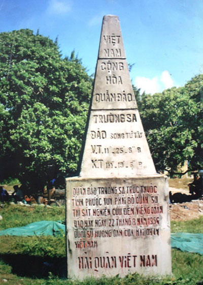 Spratly sovereignty steles recognized as national historical relic ...