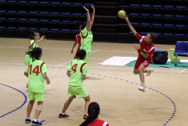 Vietnam teams win double championships at Southeast Asian Handball ...