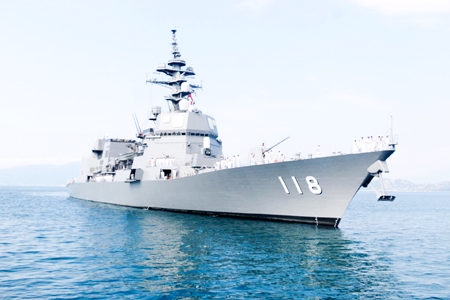 Japanese naval visits International Cam Ranh Port - Báo Khánh Hòa điện tử